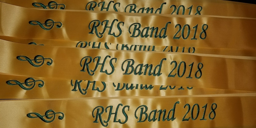 3" Economy Ribbon Satin Sash Samples – CustomSashes.com