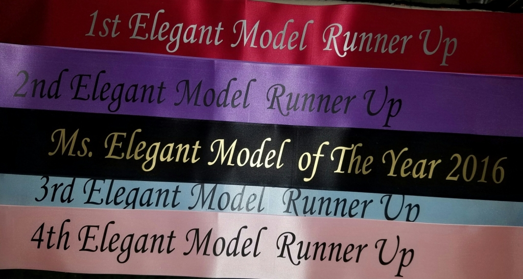 3" Economy Ribbon Satin Sash Samples – CustomSashes.com