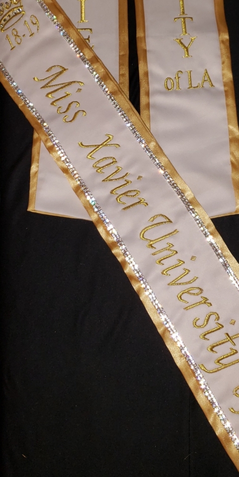 Winner Sash For Miss Pageant Beauty Contest Stock Photo Download Image ...