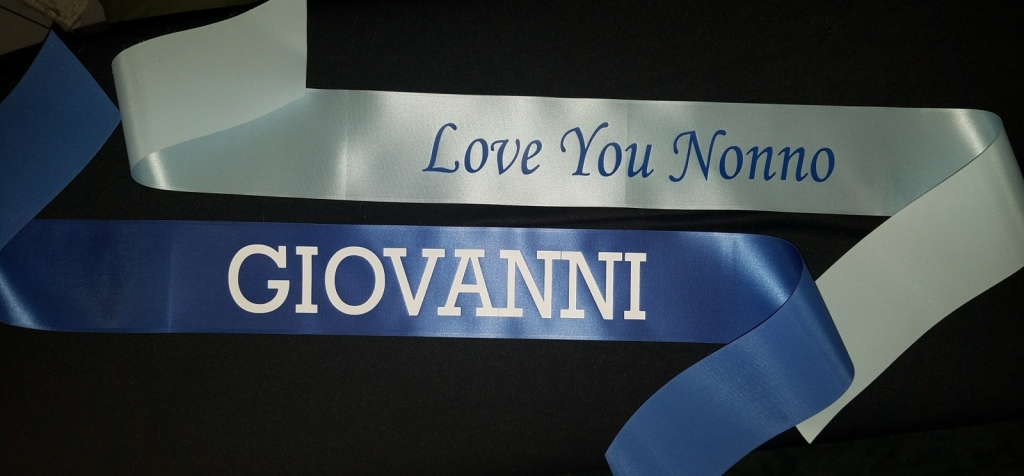 3" Economy Ribbon Satin Sash Samples – CustomSashes.com